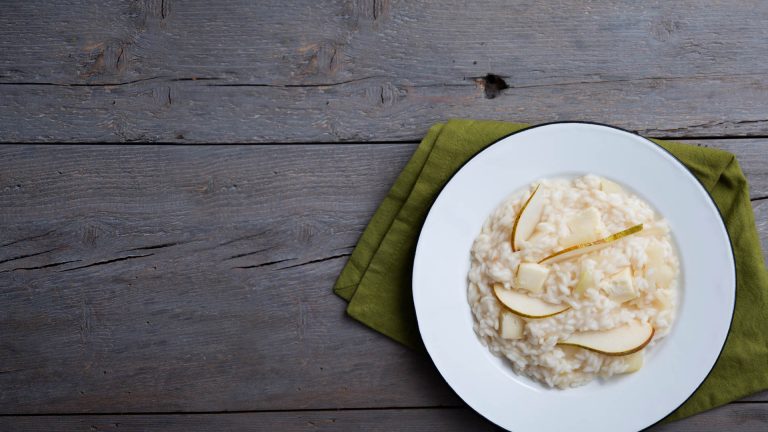 Risotto pere e taleggio - Riso Flora